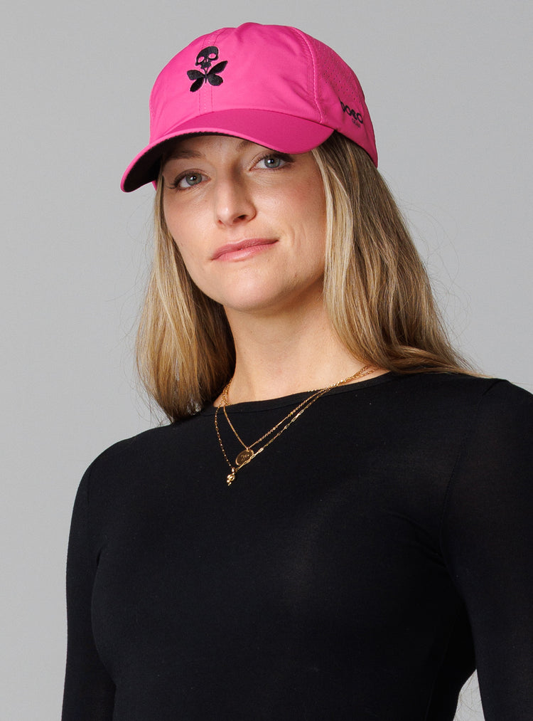 betty designs Signature Elite Run Cap Pink – Betty Designs