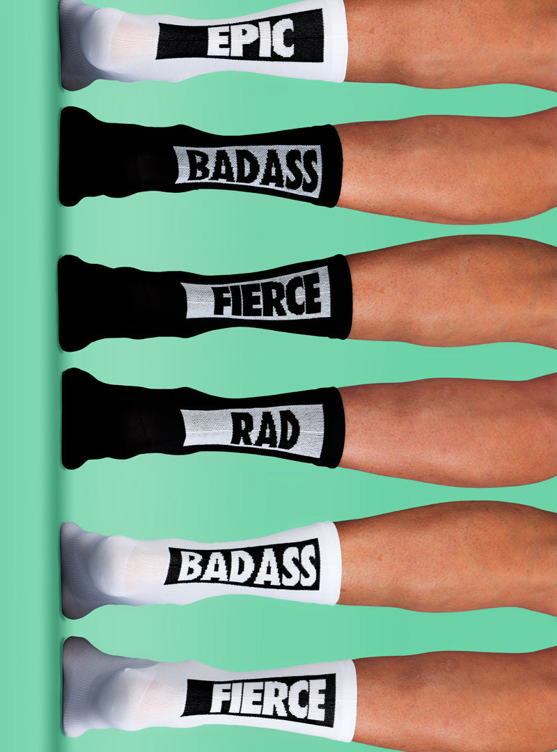 betty designs Badass Sock Pak / Triathlon Socks – Betty Designs