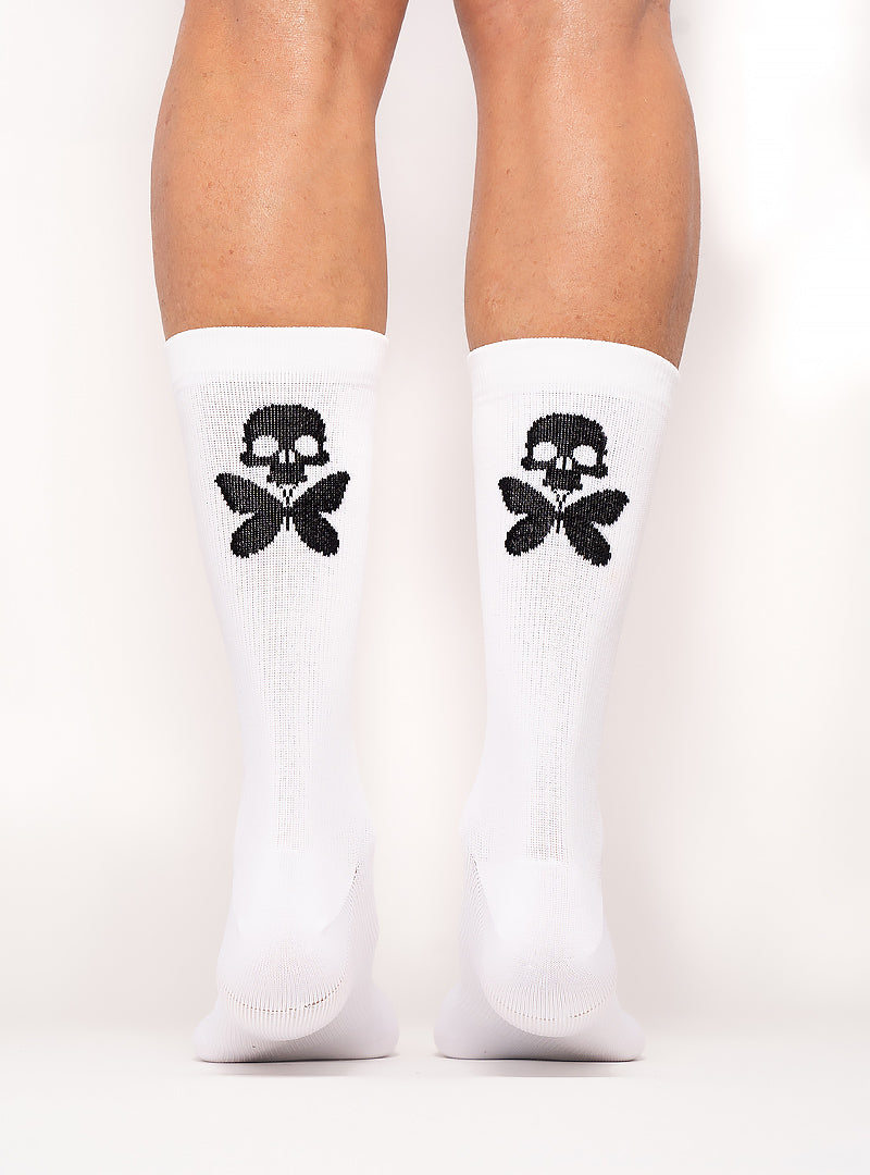 betty designs Signature Compression Socks White – Betty Designs